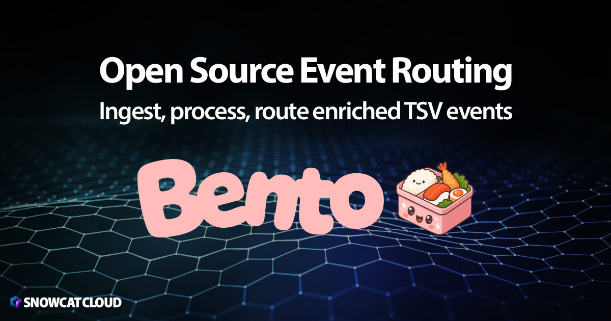 Snowplow Event Routing